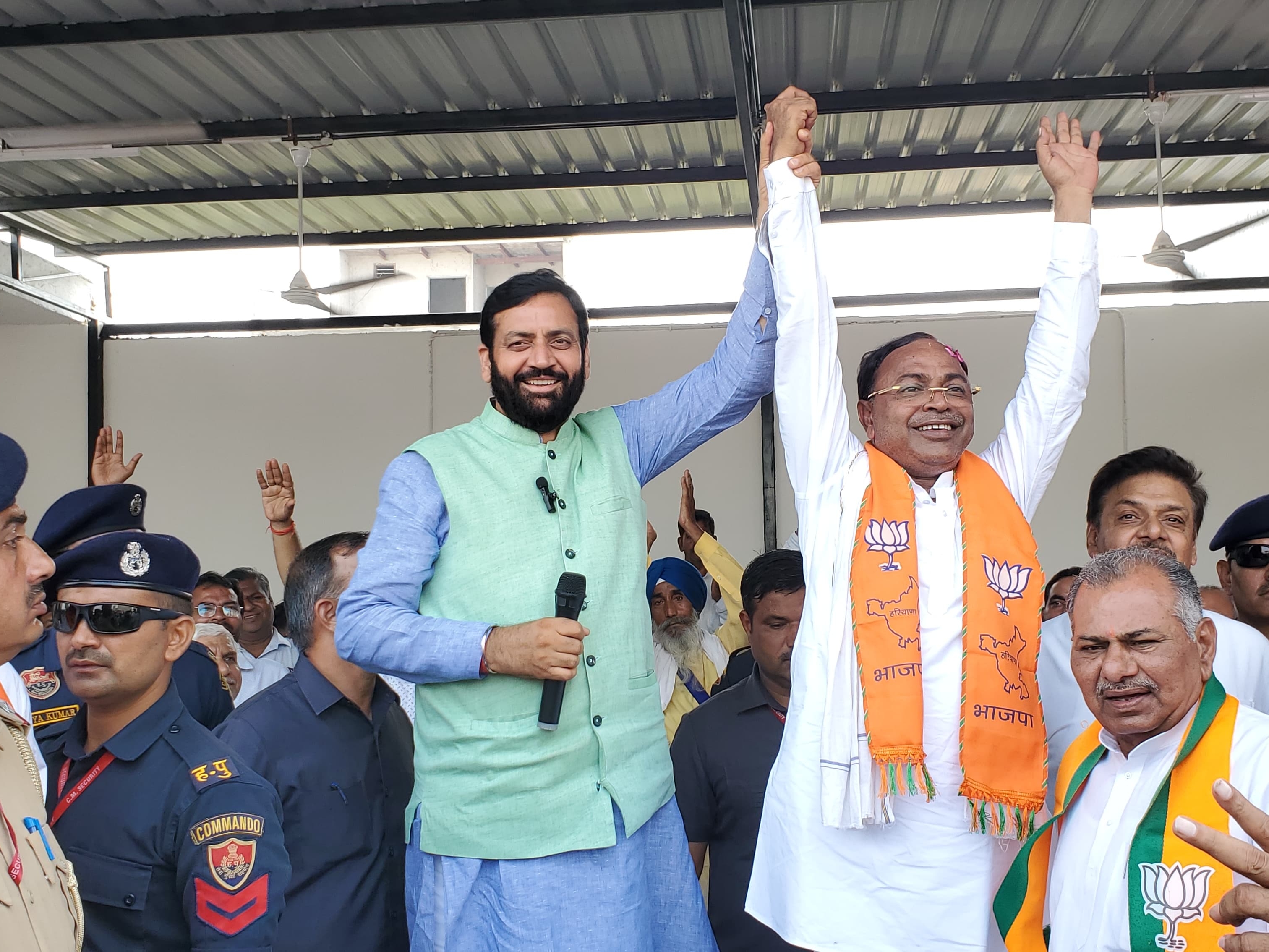Haryana Subhash Bansal supports BJP | Sohna News | सोहना में सुभाष बंसल ...