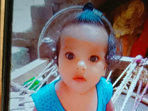 The body of an innocent child was found in the safety tank behind the house