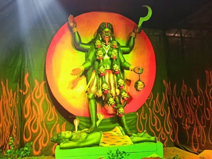 Raipur Garba Events Navratri Pandal | नवरात्रि में गरबा के रंग में रंगे ...