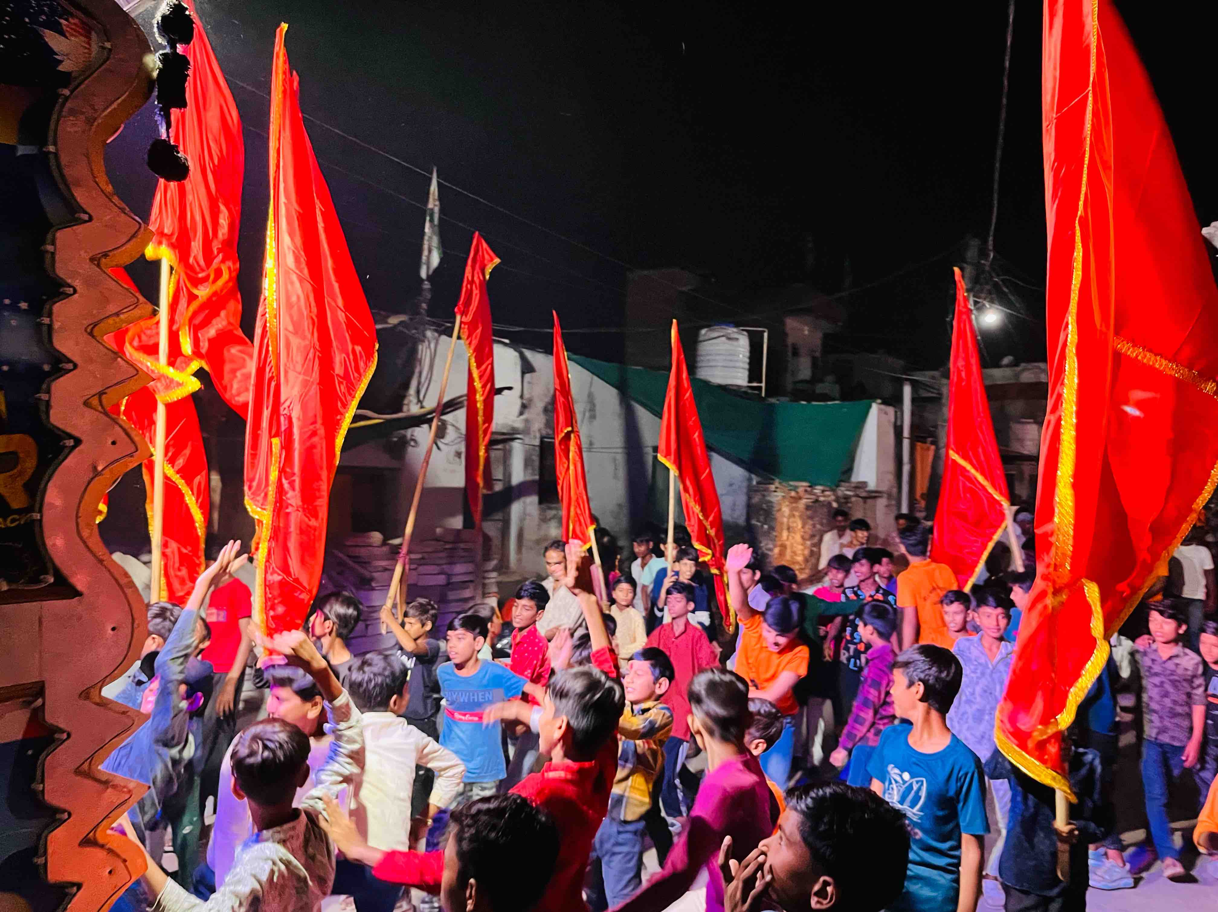 Veer Balaji flag procession took place in Khairabad Dham | खैराबाद धाम ...