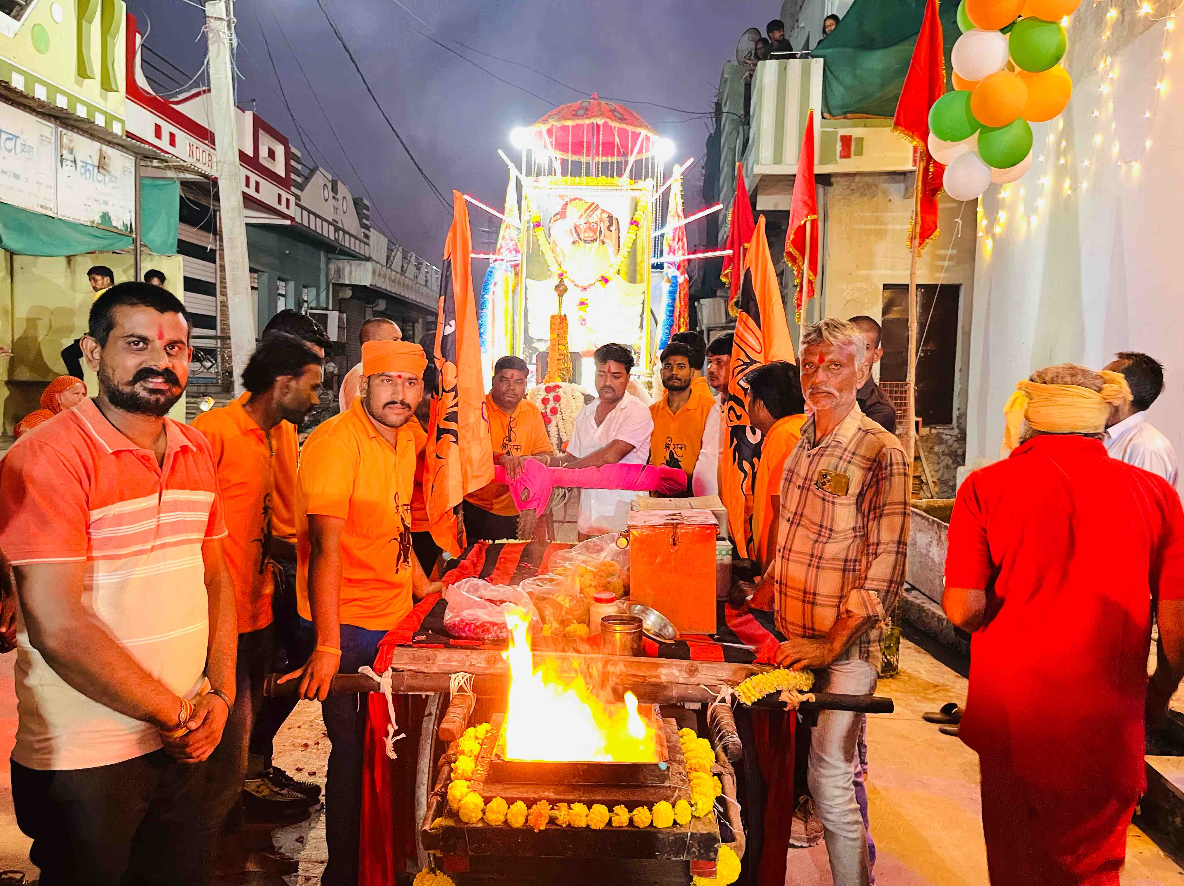 Veer Balaji flag procession took place in Khairabad Dham | खैराबाद धाम ...