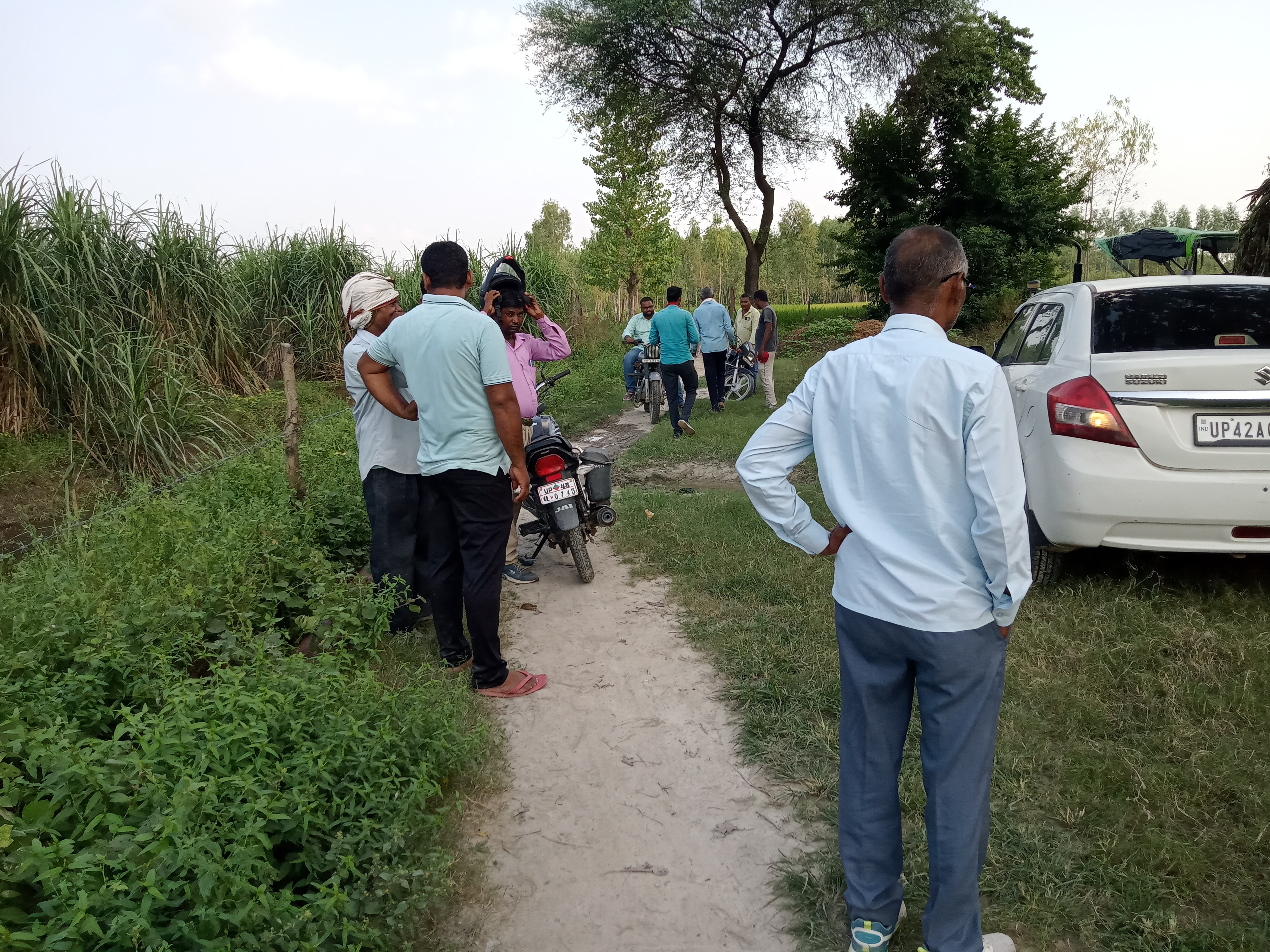 Ayodhya Violent animal panic villagers jackal forest department team ...