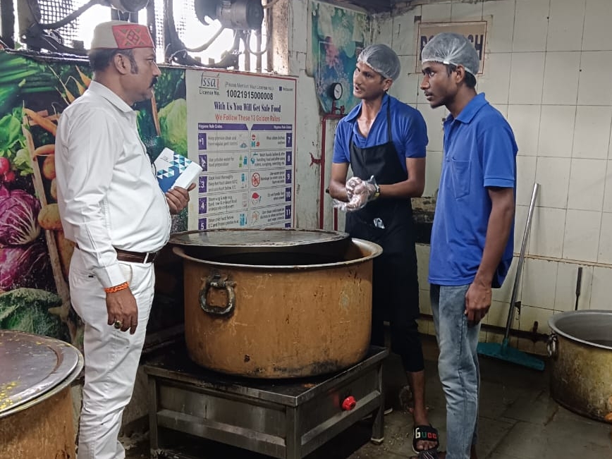 Food and beverage units and stalls were inspected under the cleanliness ...