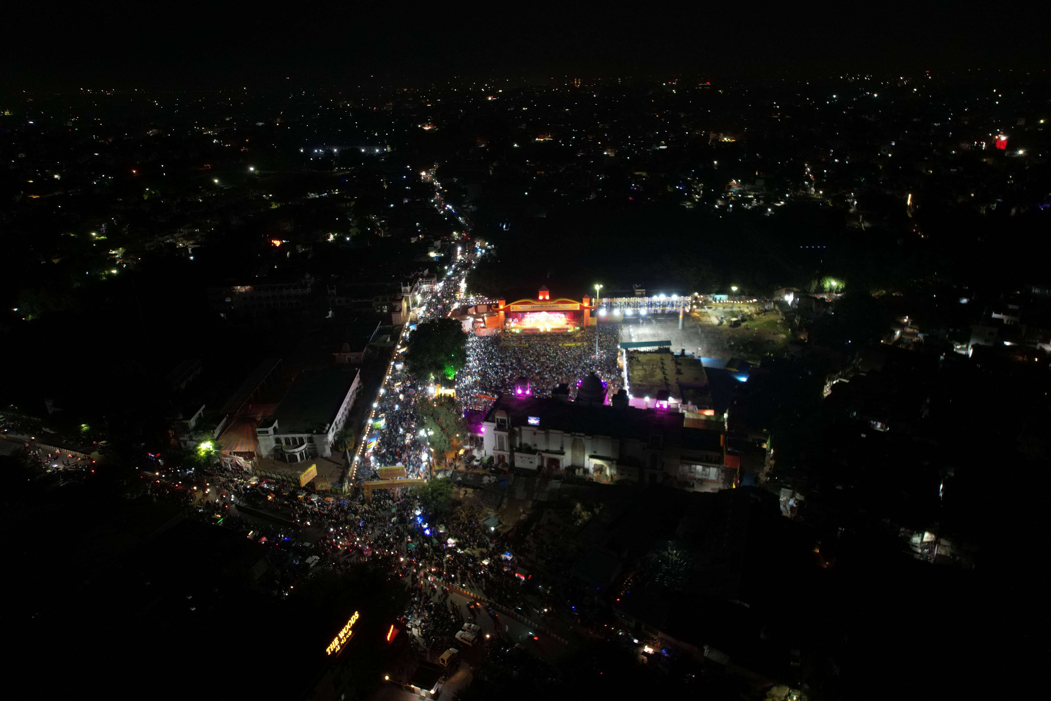 10 pictures Ravana Dahan Lucknow dron Shot Aishbagh Lucknow | लखनऊ में ...