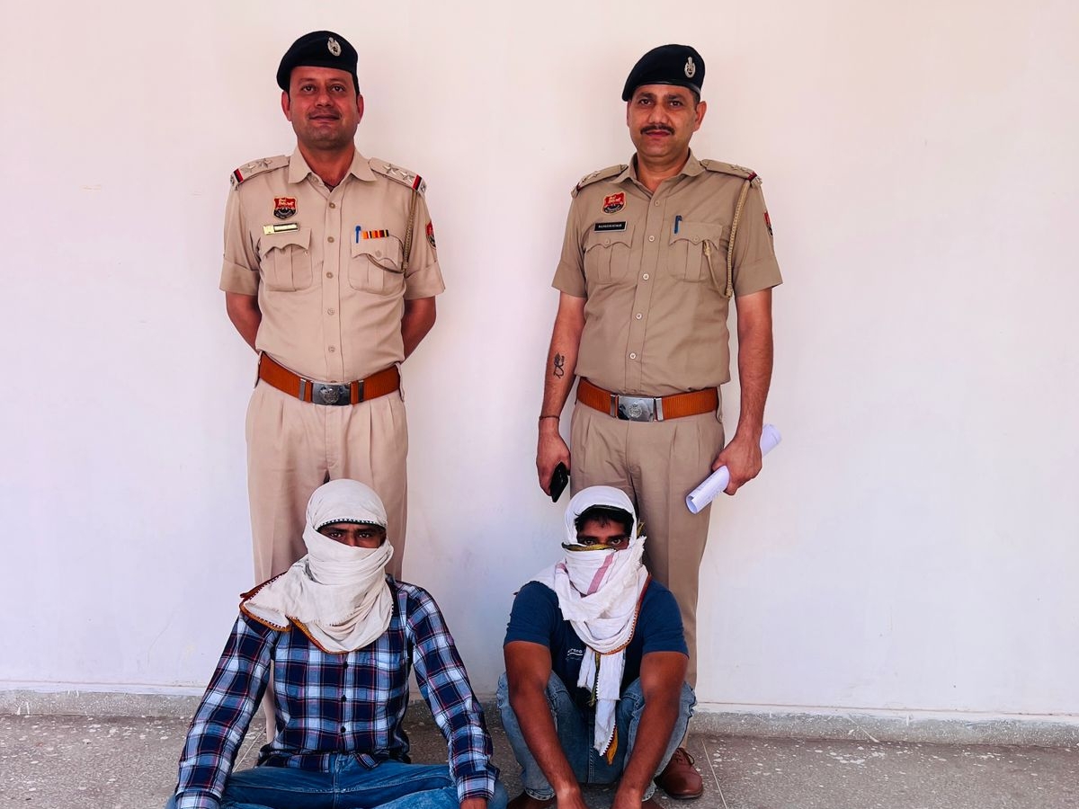 Haryana Police caught two wanted criminals in Rewari | रेवाड़ी में ...