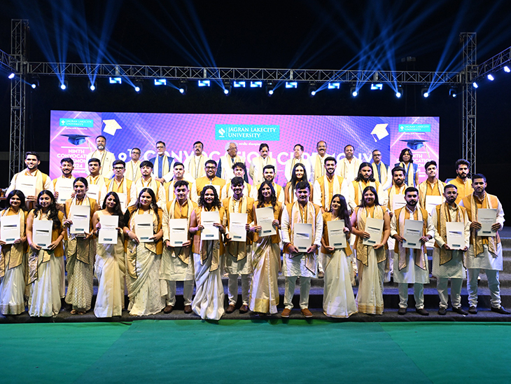 Jagran Lake City University organized its ninth convocation on 17 November 2024 | इम्पैक्ट फीचर ...