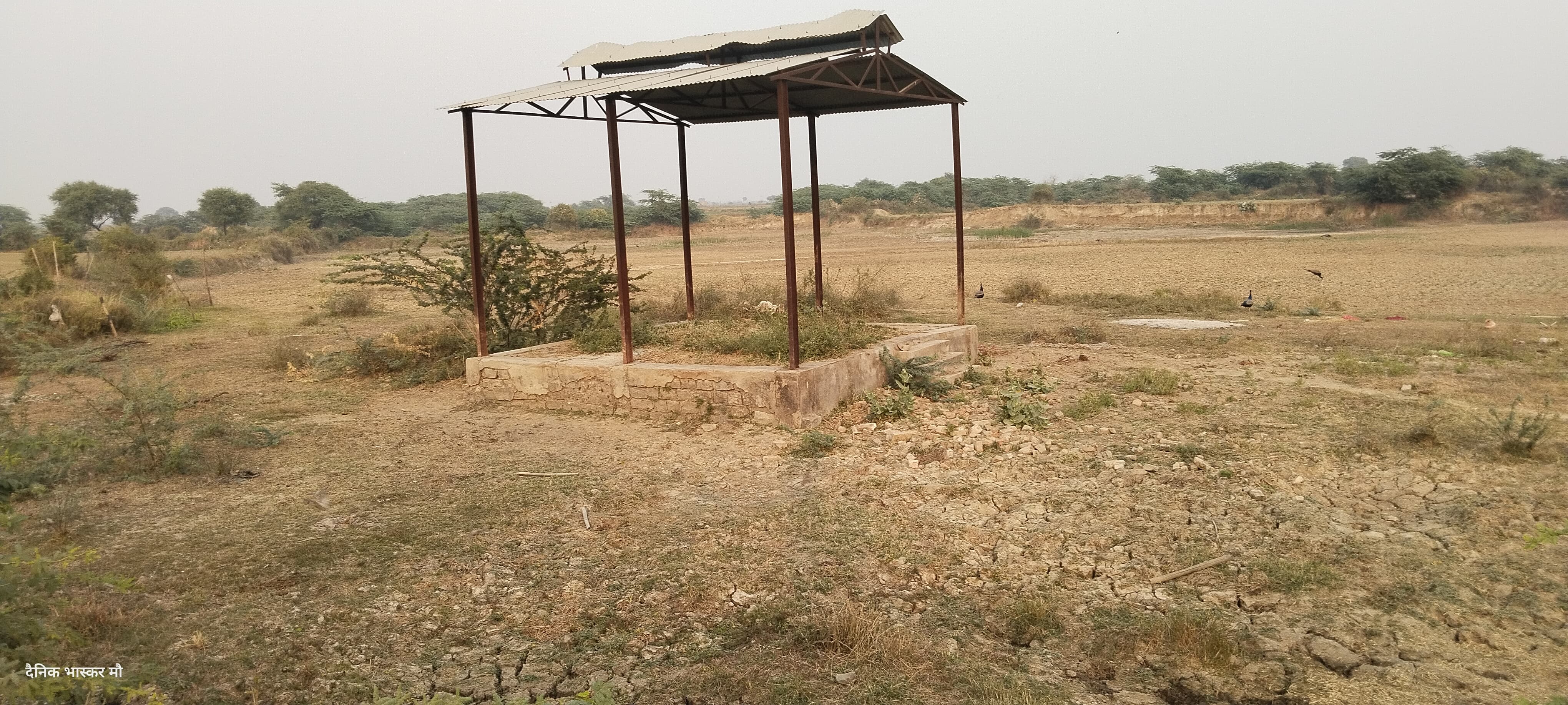 There is no provision of shade and water at the cremation ground ...