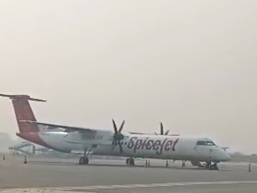 spicejet flights windshield repaired after emergency landing in Patna ...