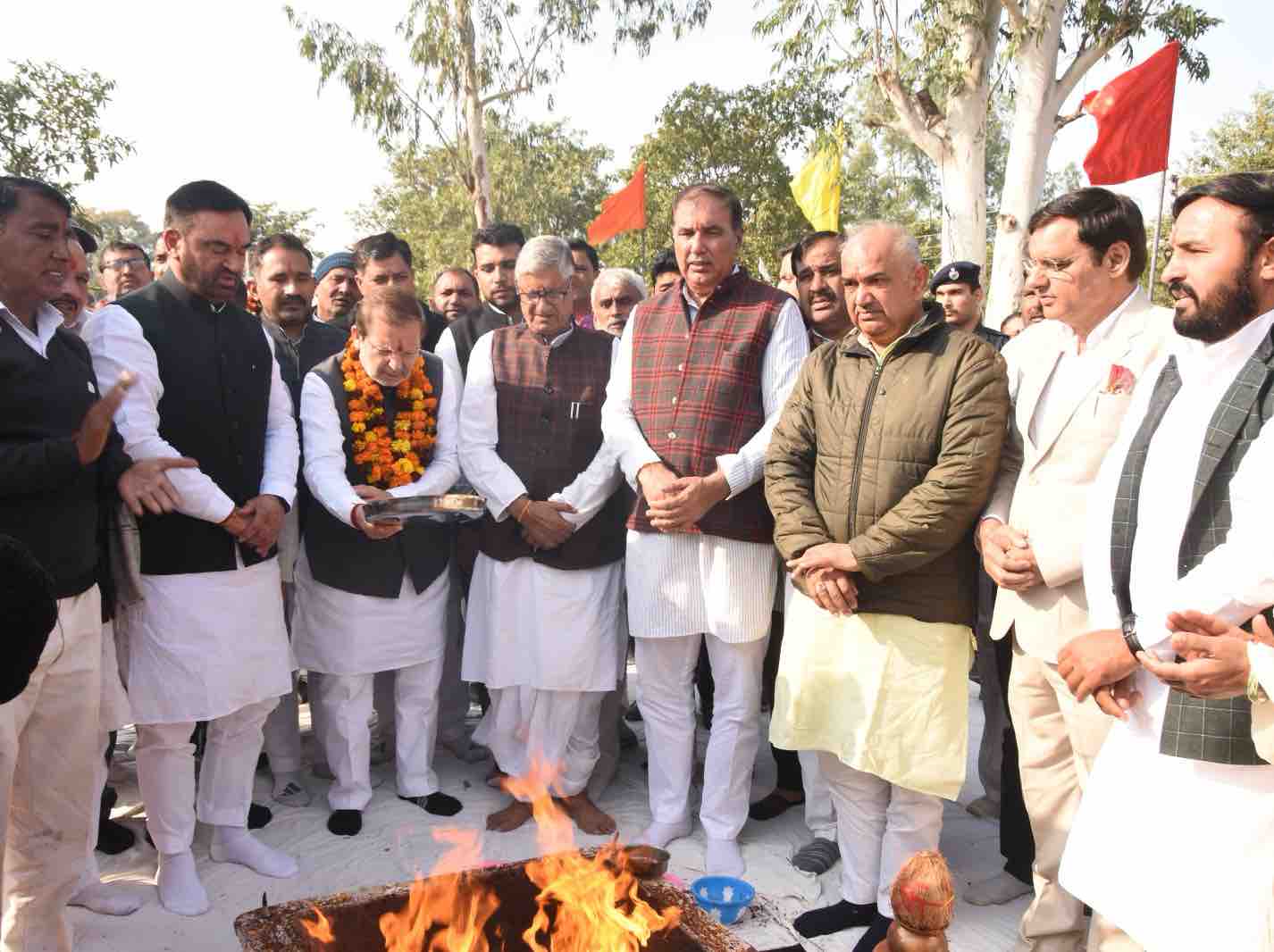 Rohtak Meham sugar mill 35th sugarcane crushing season Minister Arvind ...