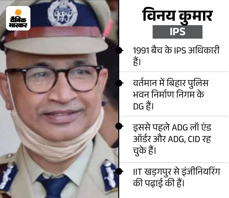 ips officer Vinay Kumar new DGP of Bihar