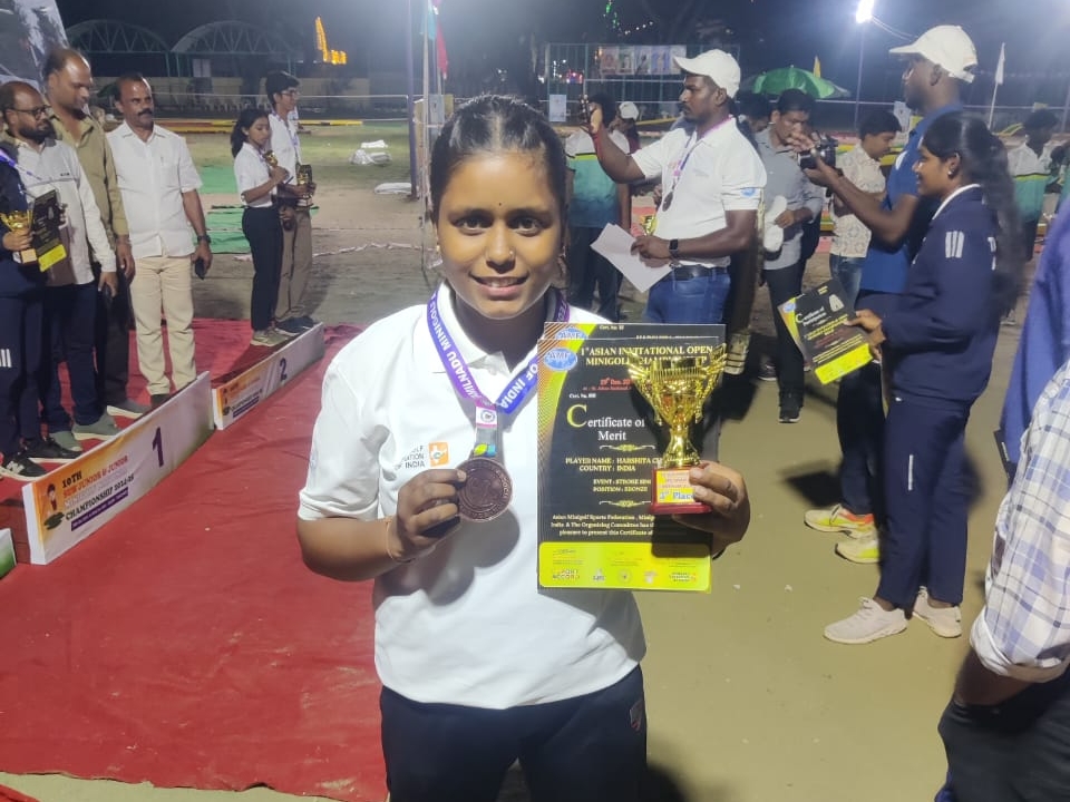 Itarsi's daughter played international match in mini golf | इटारसी की ...