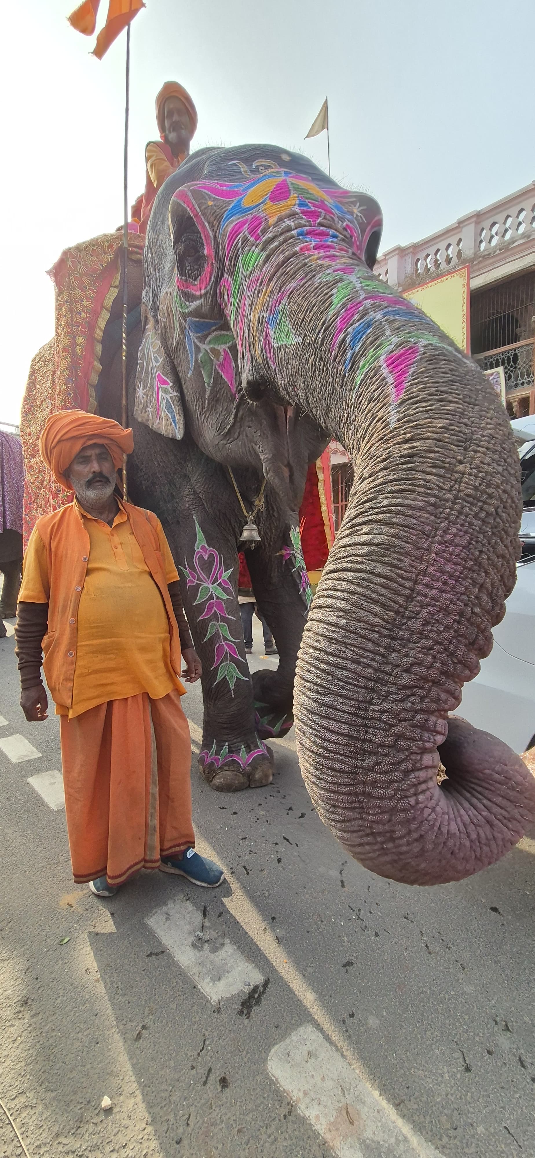 See the procession of three Akharas in 10 pictures
