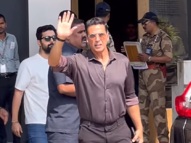 Akshay Kumar Jaipur Hotel Taj Amer Video | Bhoot Bungalow Moive | जयपुर ...