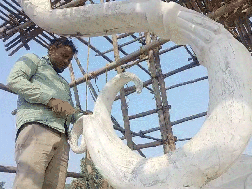 51-foot Lord Ram statue nears completion in Sambhal