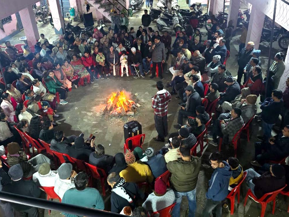 Dabwali Multan Sabha Lohri festival celebrated | डबवाली में मुल्तान सभा ...