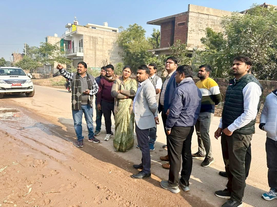 The MLA inspected the proposed sites of development projects | विधायक ...