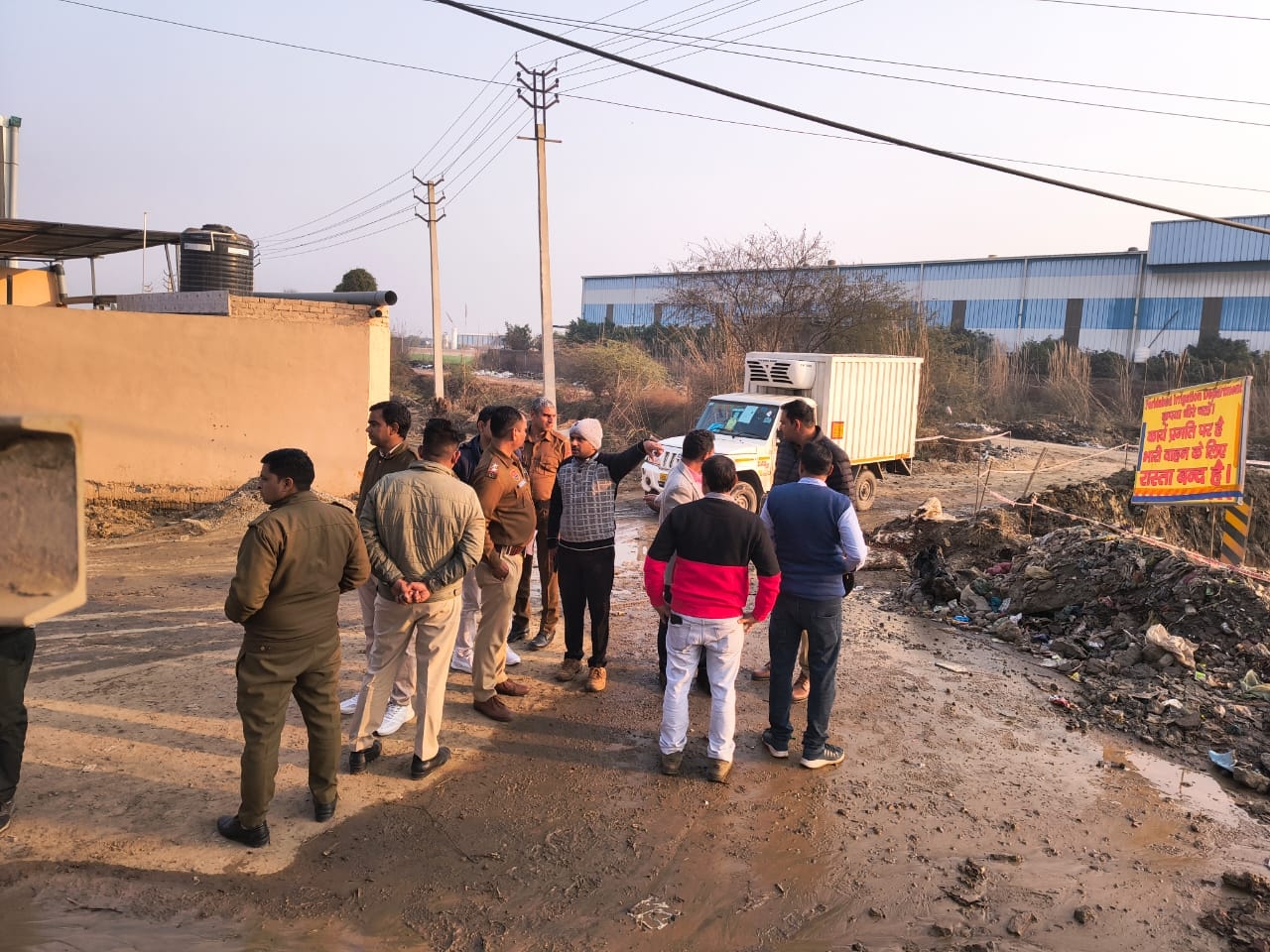 Palwal loud explosion with PNG pipeline burst update