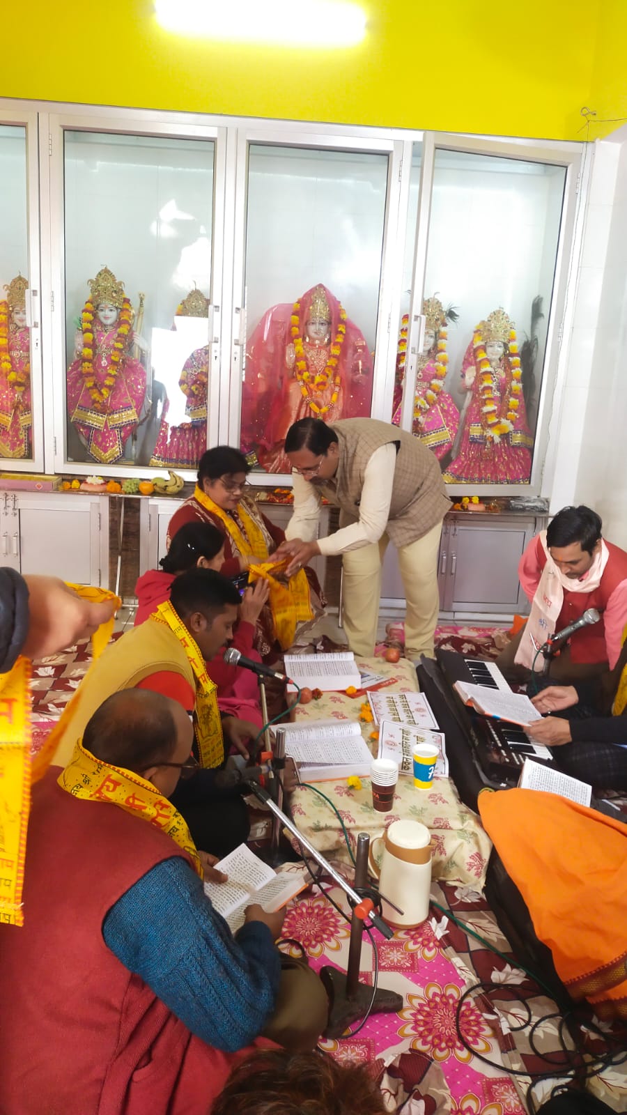 Akhand Ramayan recitation at Rudreshwar Mahadev temple in Indiranagar
