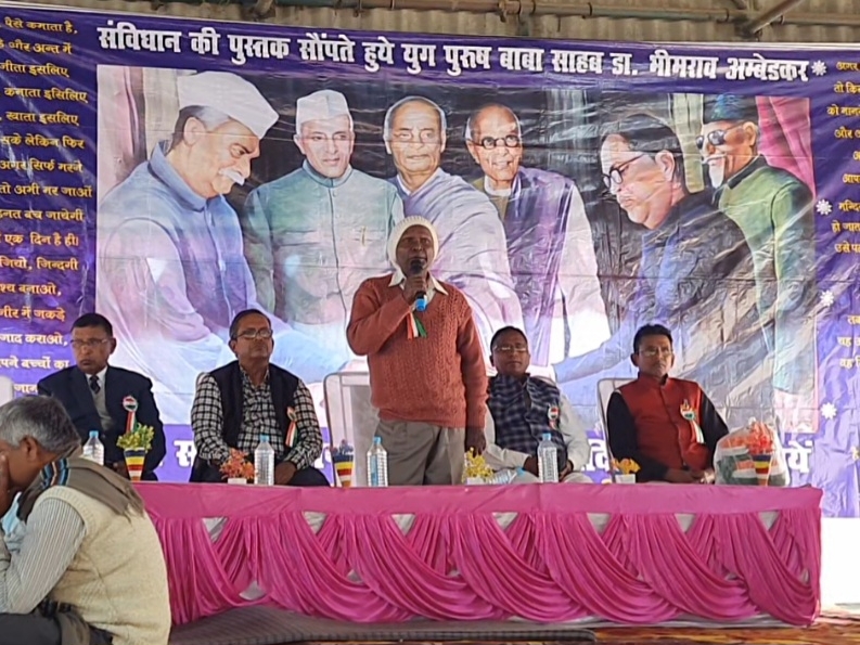 Buddhist community celebrated Republic Day in Shivgarh