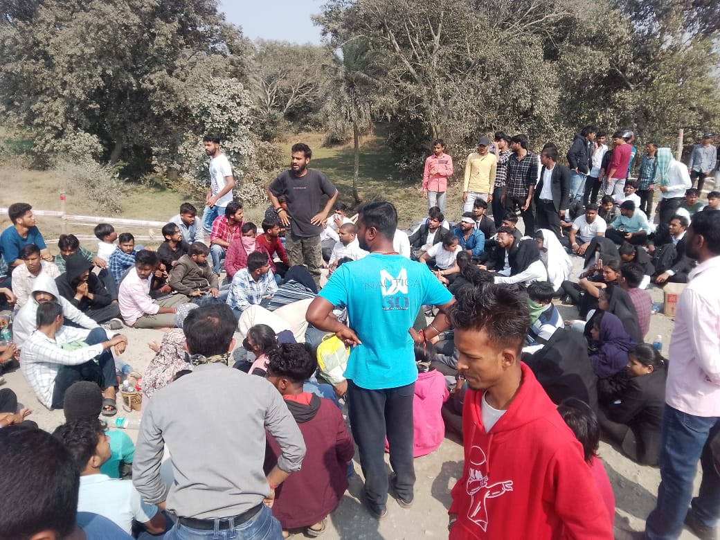The bodies of CUJ students are scattered on the road
