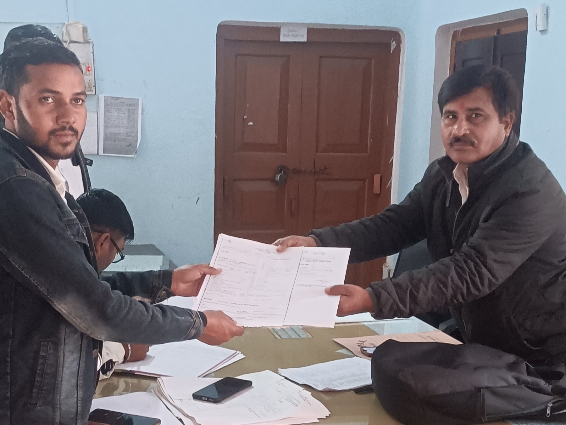 Preparation for Gram Panchayat elections in Hasanganj