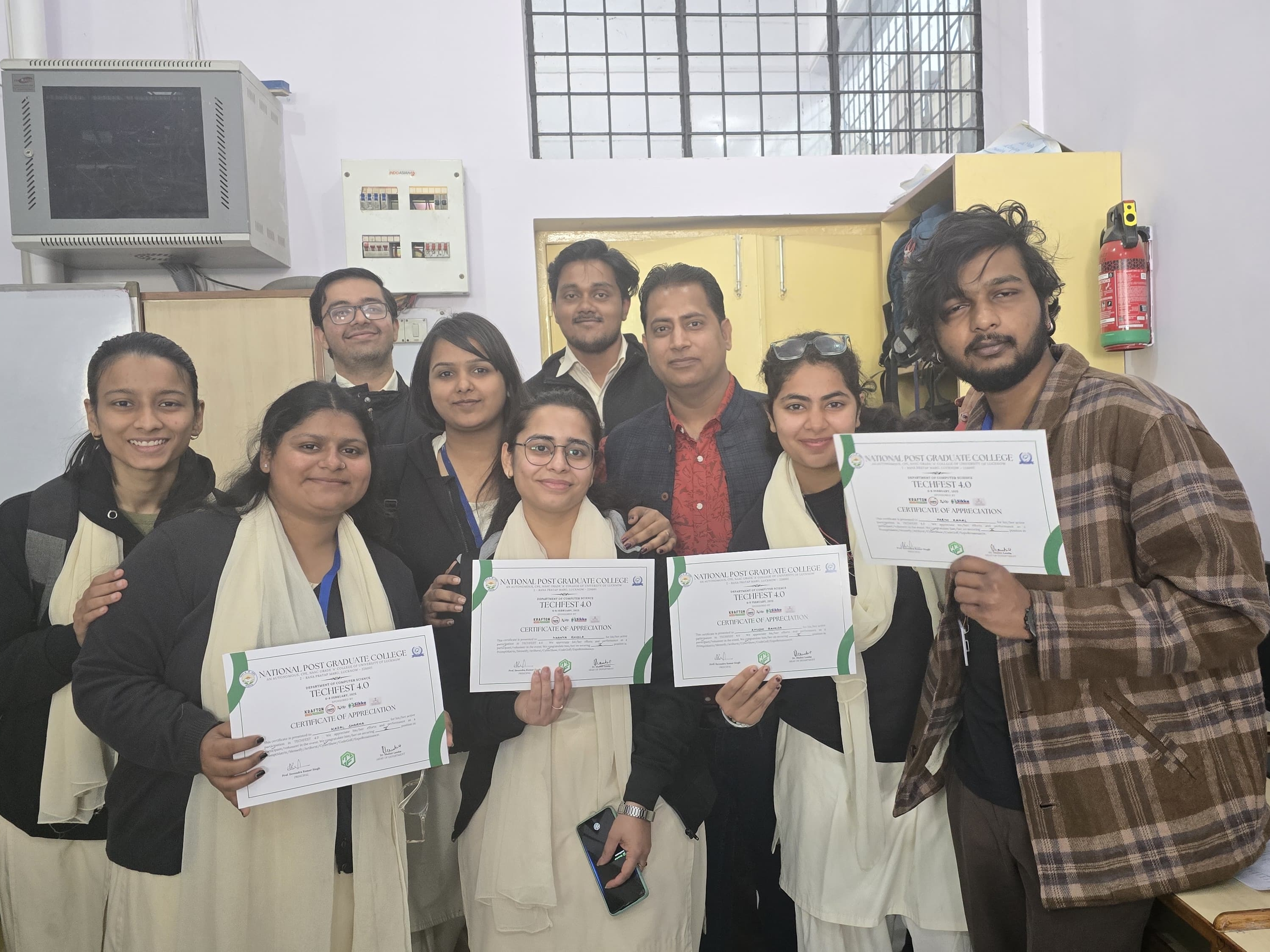 Youth showed their talent in Lucknow Tech Fest 4.0