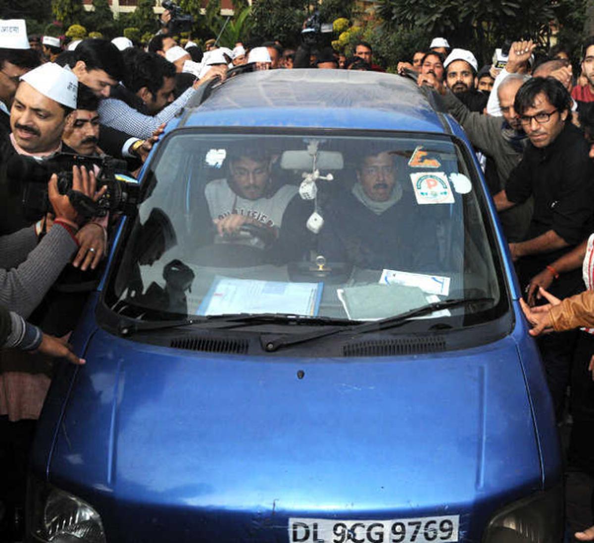 Kejriwal swapped blue WagonR for a Gloster Broke vows sworn on his ...