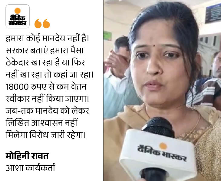 Lucknow Protest Update; Asha Workers | Deputy CM Brajesh Pathak | 2000 ...