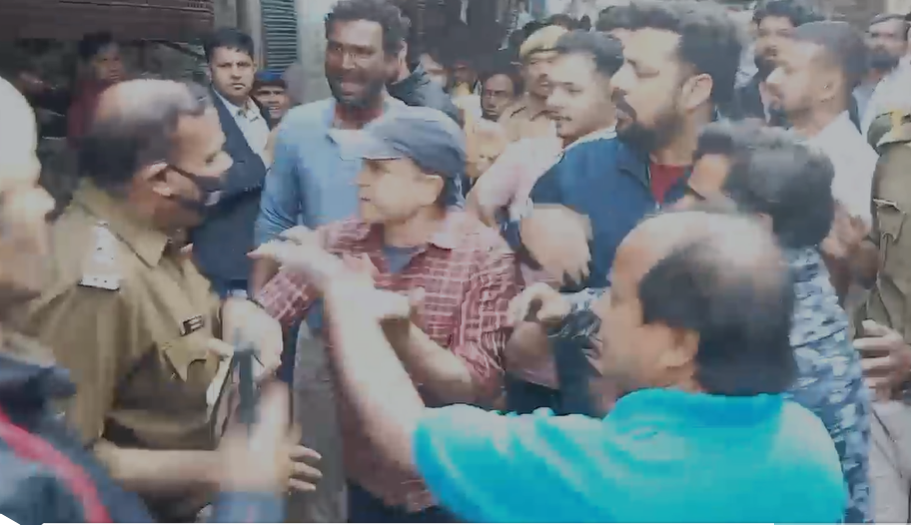 Kota DSP Tarun Kant Somani scuffle VIDEO; encroachment dispute by non ...