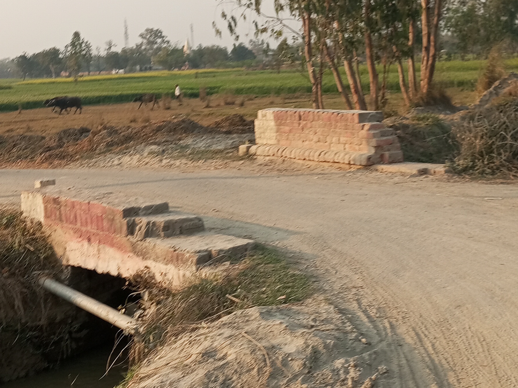 A broken culvert in Lucknow became fatal | लखनऊ में टूटी पुलिया बनी ...