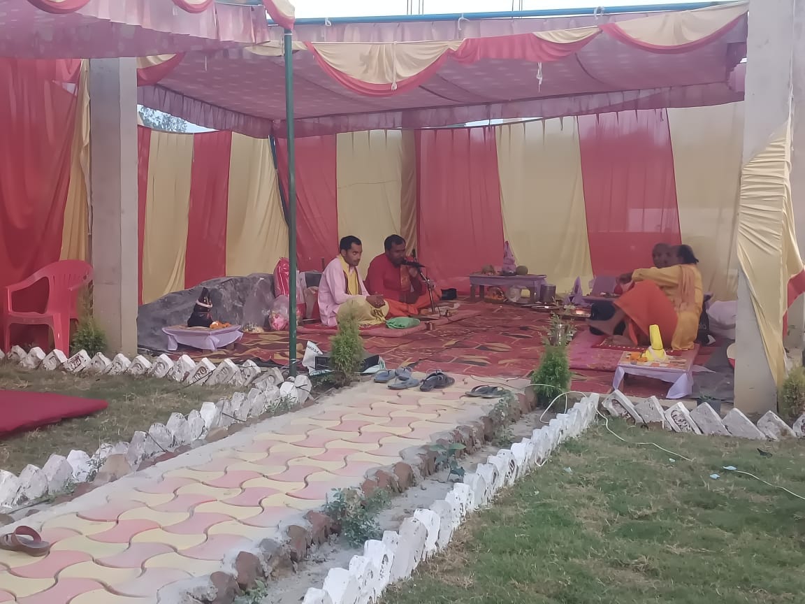 Prana Pratishtha of new Shiva temple started in Lahuriwan | लहूरिवान ...