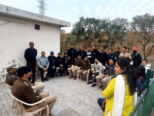 Pinjore police and public between Dialogue update | पिंजौर में पुलिस ...