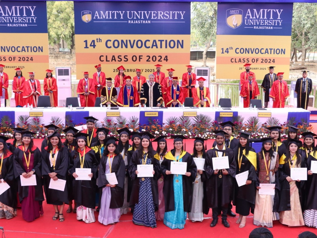 Jaipur News, 1000 students awarded degrees at Amity Jaipur convocation