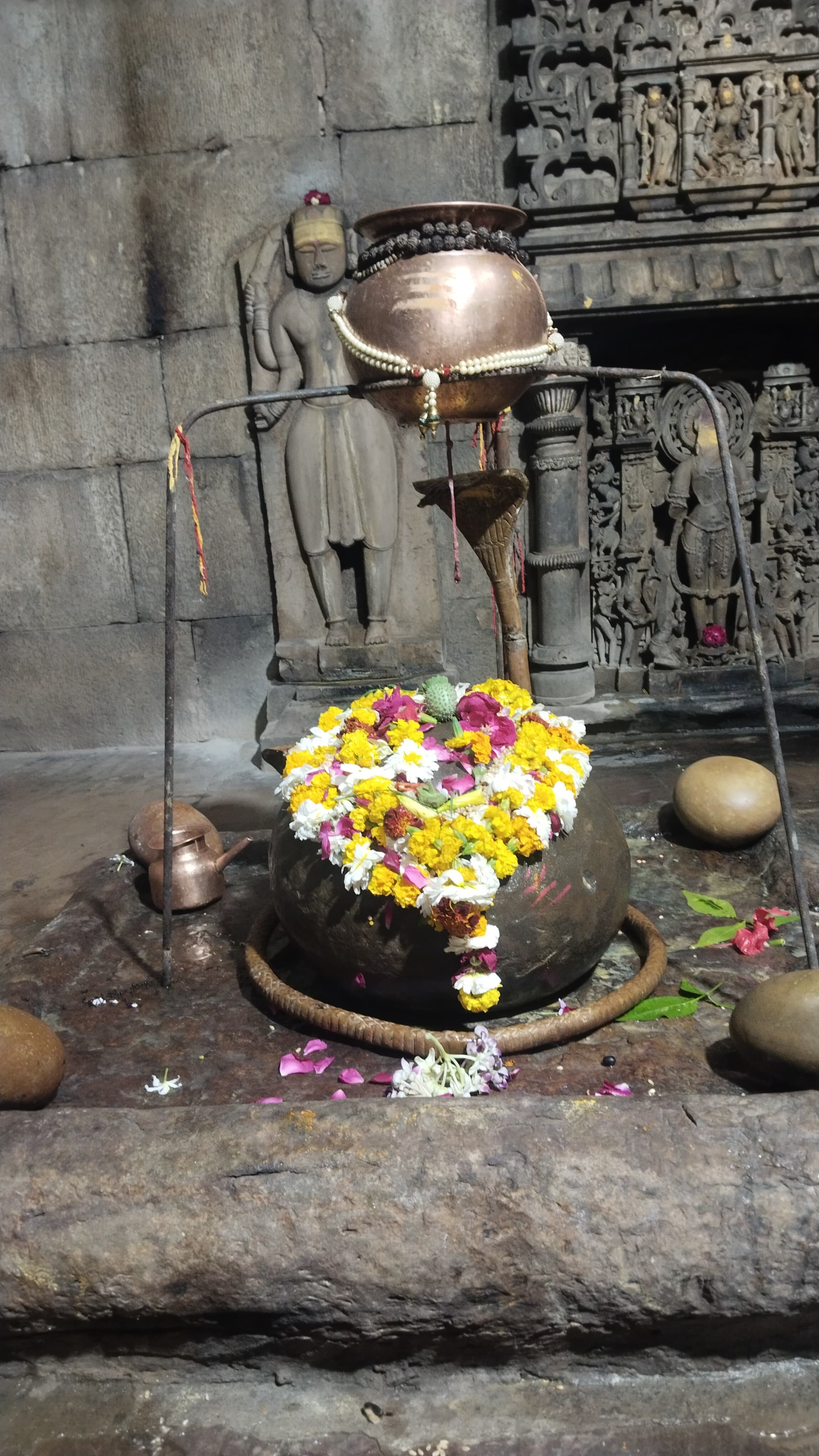 Ghateshwar Mahadev form is present in the 10th century Baroli Shiva temple