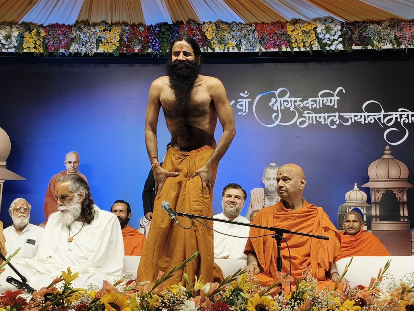 Gopal Jayanti Festival at Ramanreti Ashram in Mathura ram dev baba
