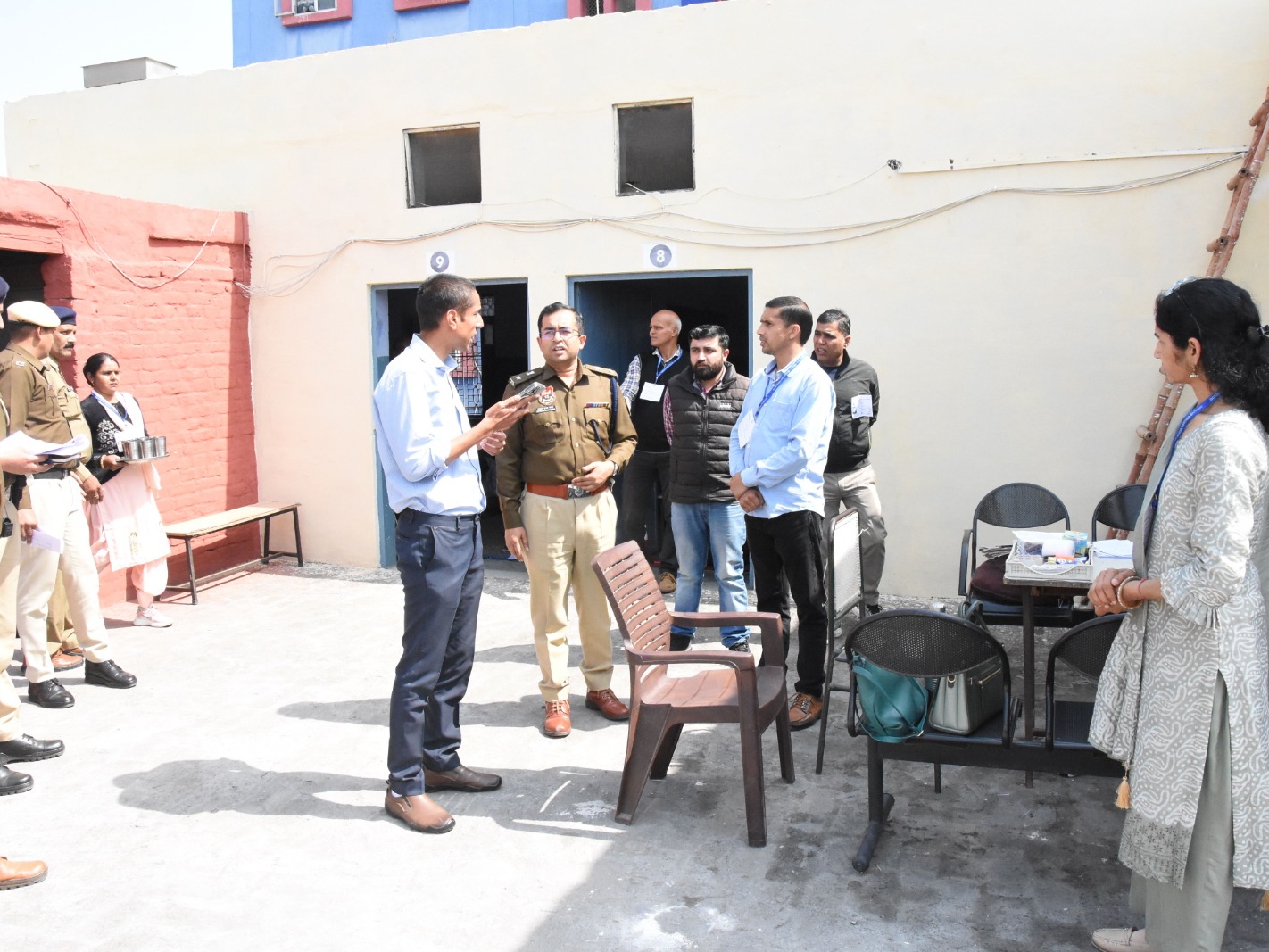 Hisar examination centers DC-SP inspected update