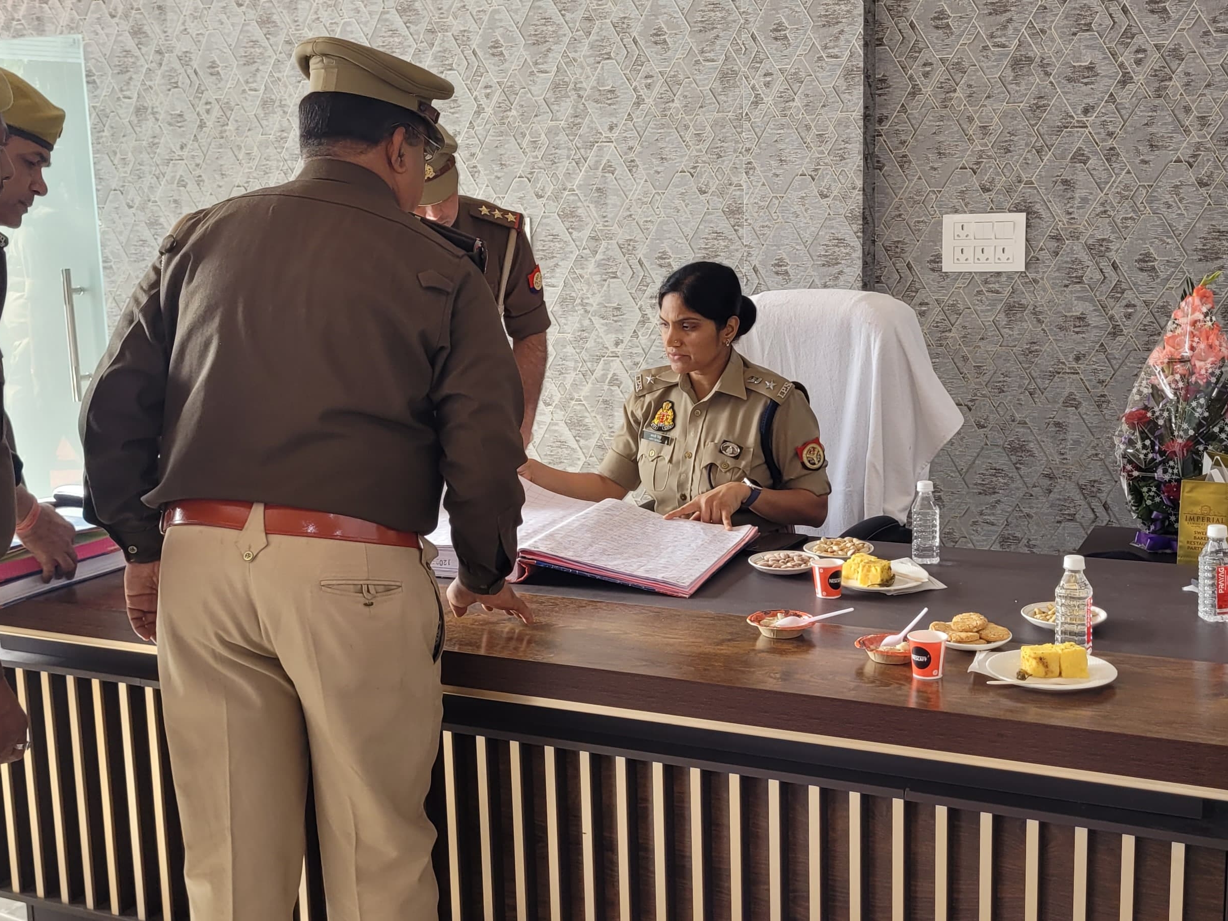 Inauguration of the newly constructed office at Panki police station ...