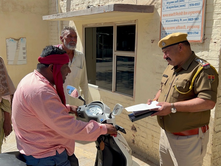 Humanitarian initiative of Hanumangarh Junction Police Officer Laxman ...