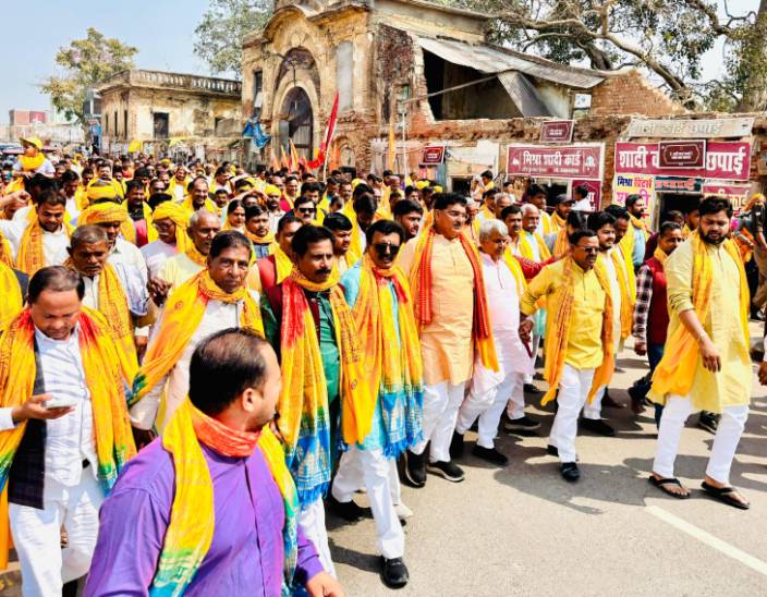 ayodhya Descendants of the Suryavansh Kshatriya community visited Ramlala