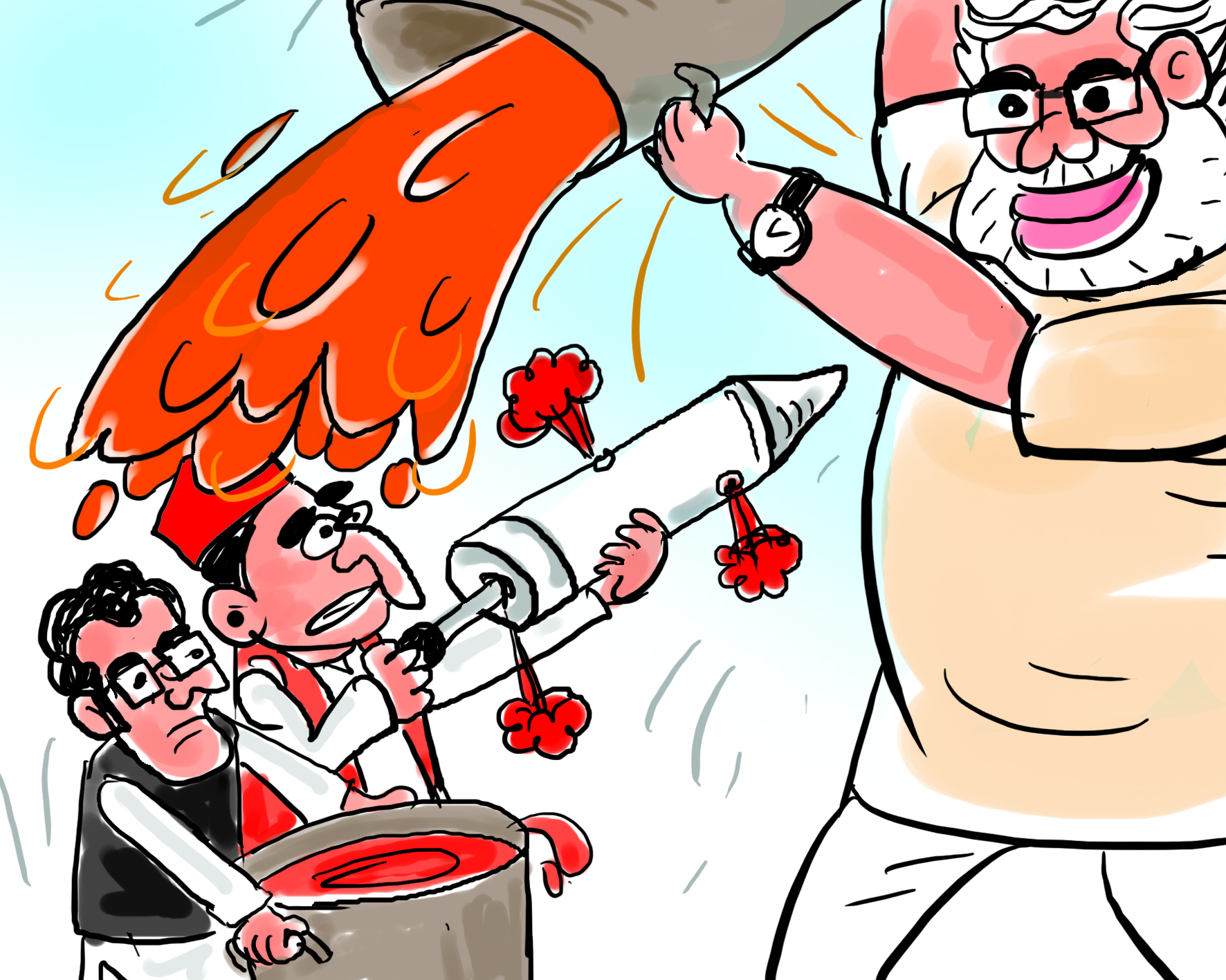 Holi 2025 Political Cartoons Memes; AAP BJP Congress | PM Modi Amit ...