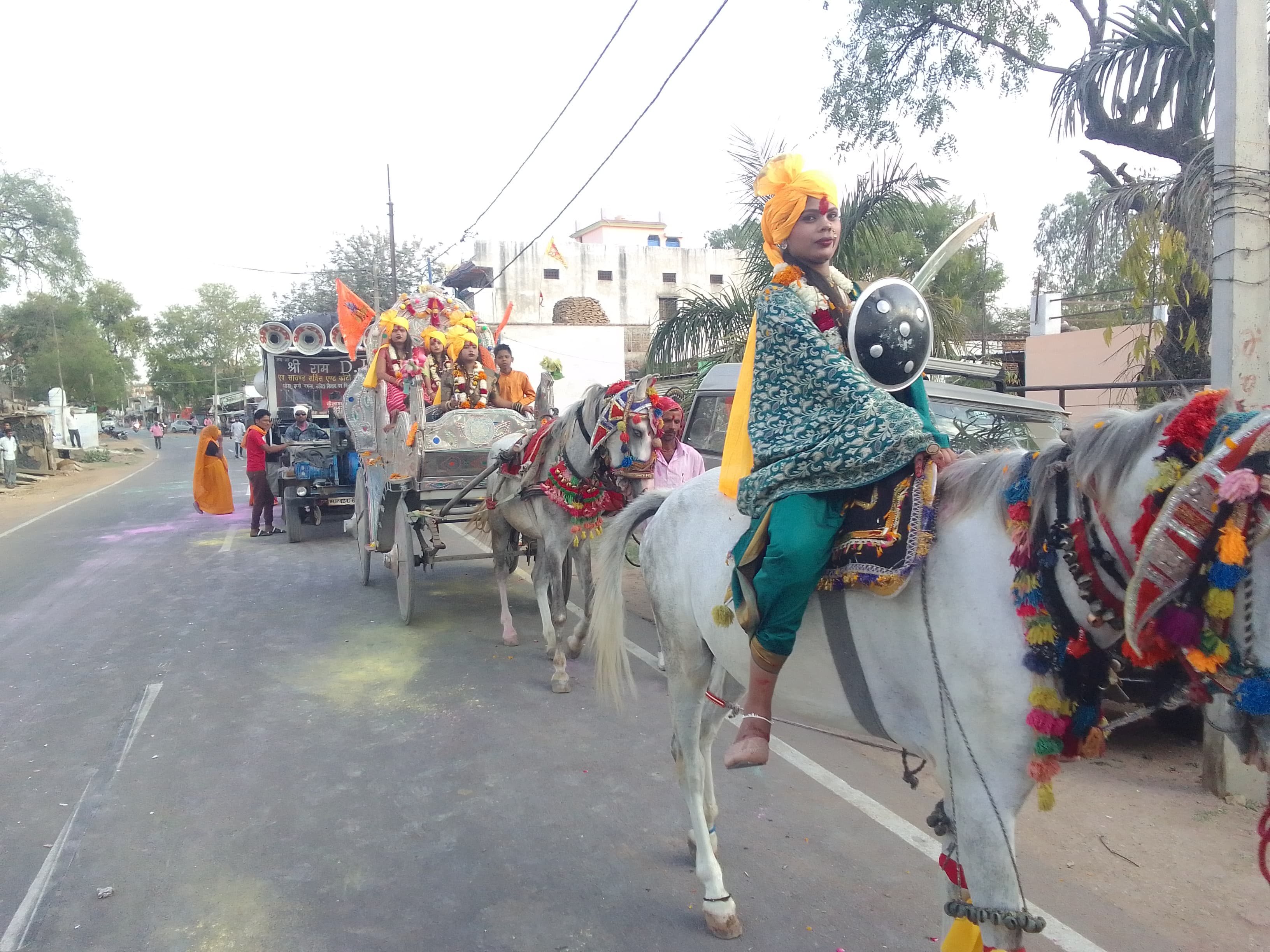 A procession was taken out on the martyrdom day of Avanti Bai Lodhi ...