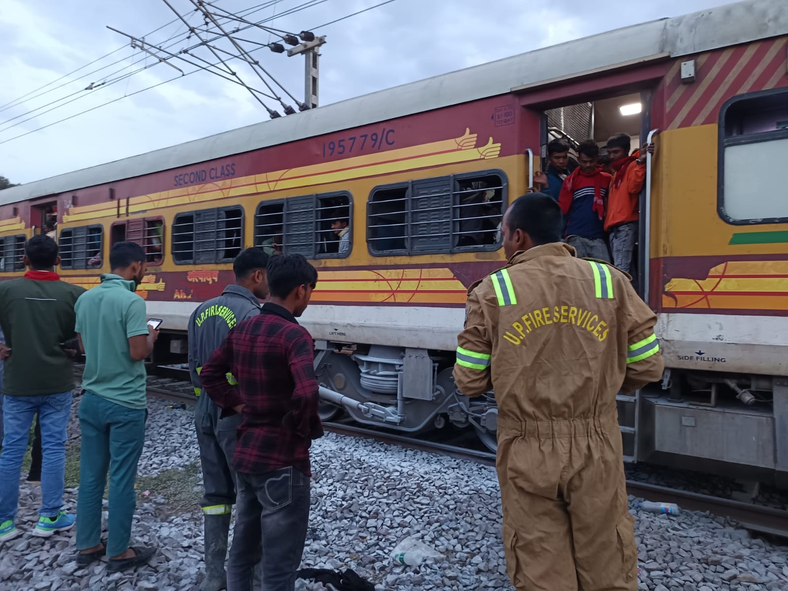 Fire in the wheels of Antyodaya Express