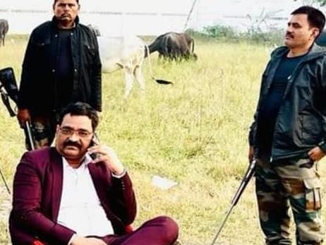 Baba Pathan, accused of land grabbing, is again in controversy