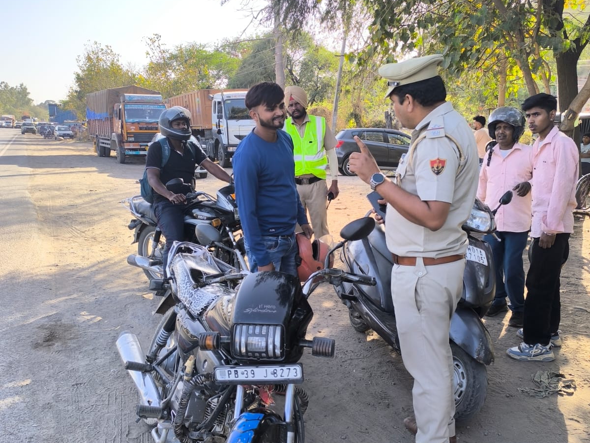 Panchkula-traffic-police-special-challan-collection-drive-update