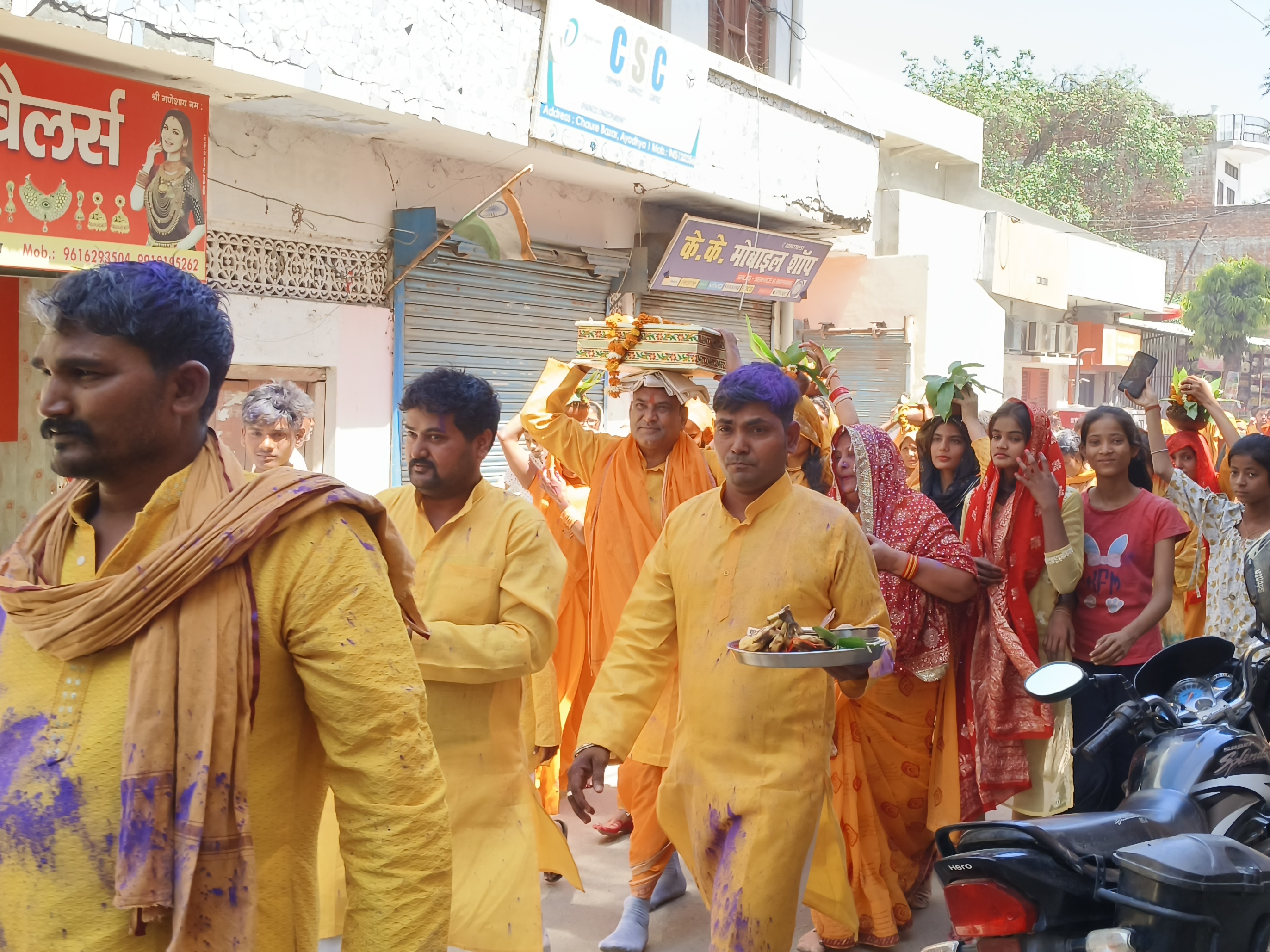 Religious event in Chaure Bazaar on the return of Jagannath ji
