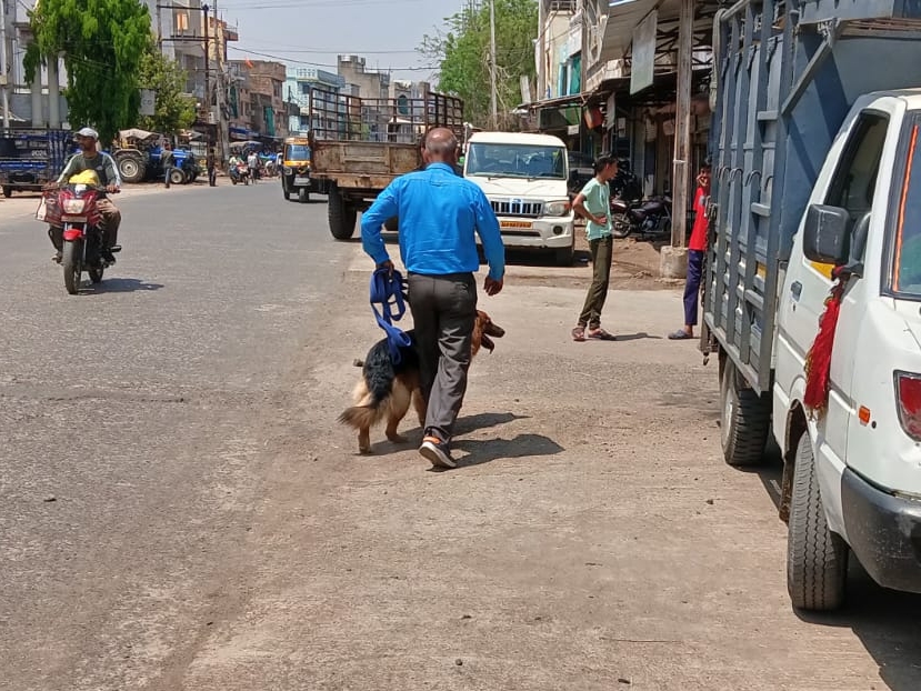 Theft in a grocery shop on Tyonda Road in Ganjbasoda | गंजबासौदा के ...