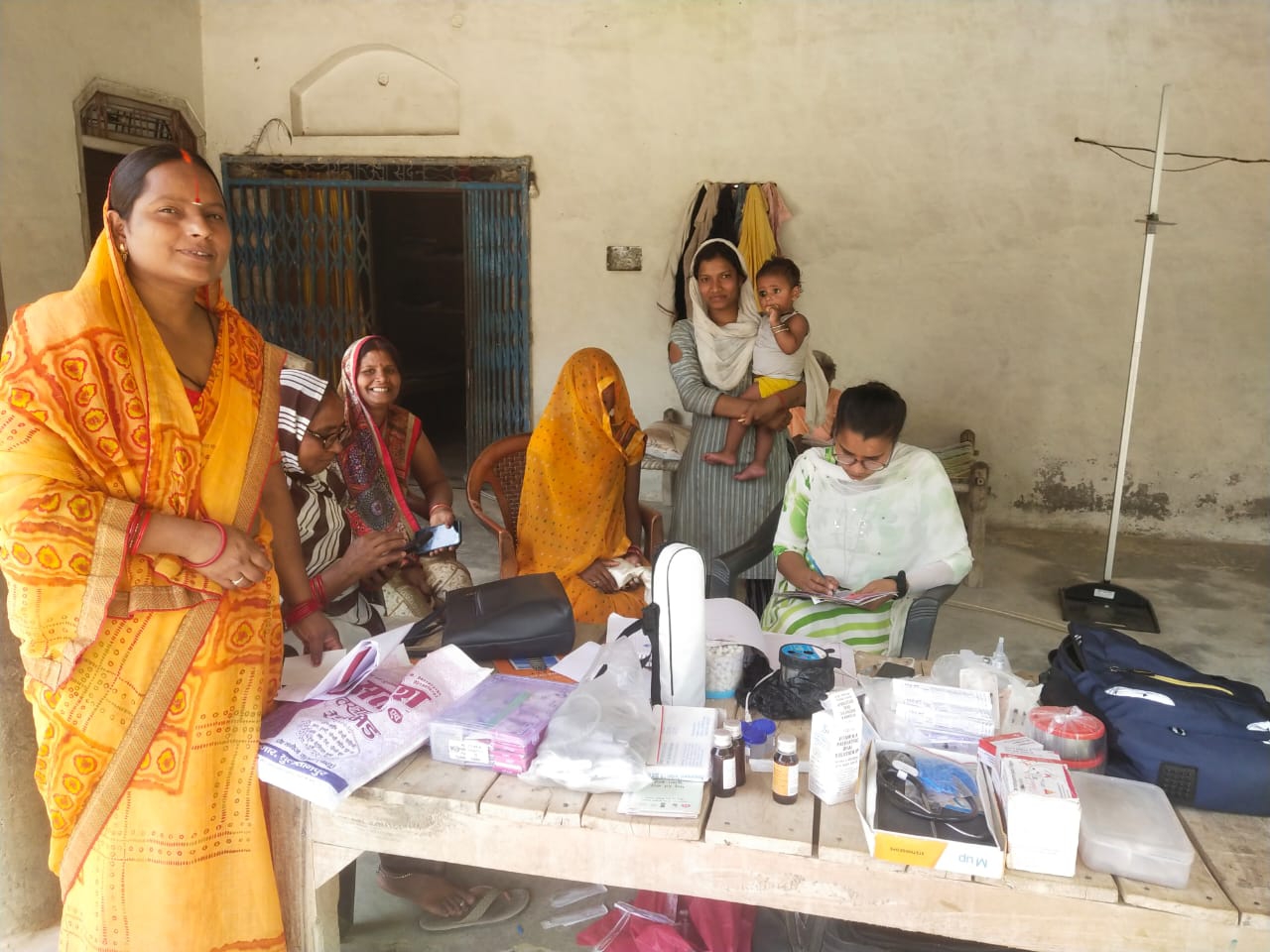 Vaccination campaign in Anganwadi of Shahgarh