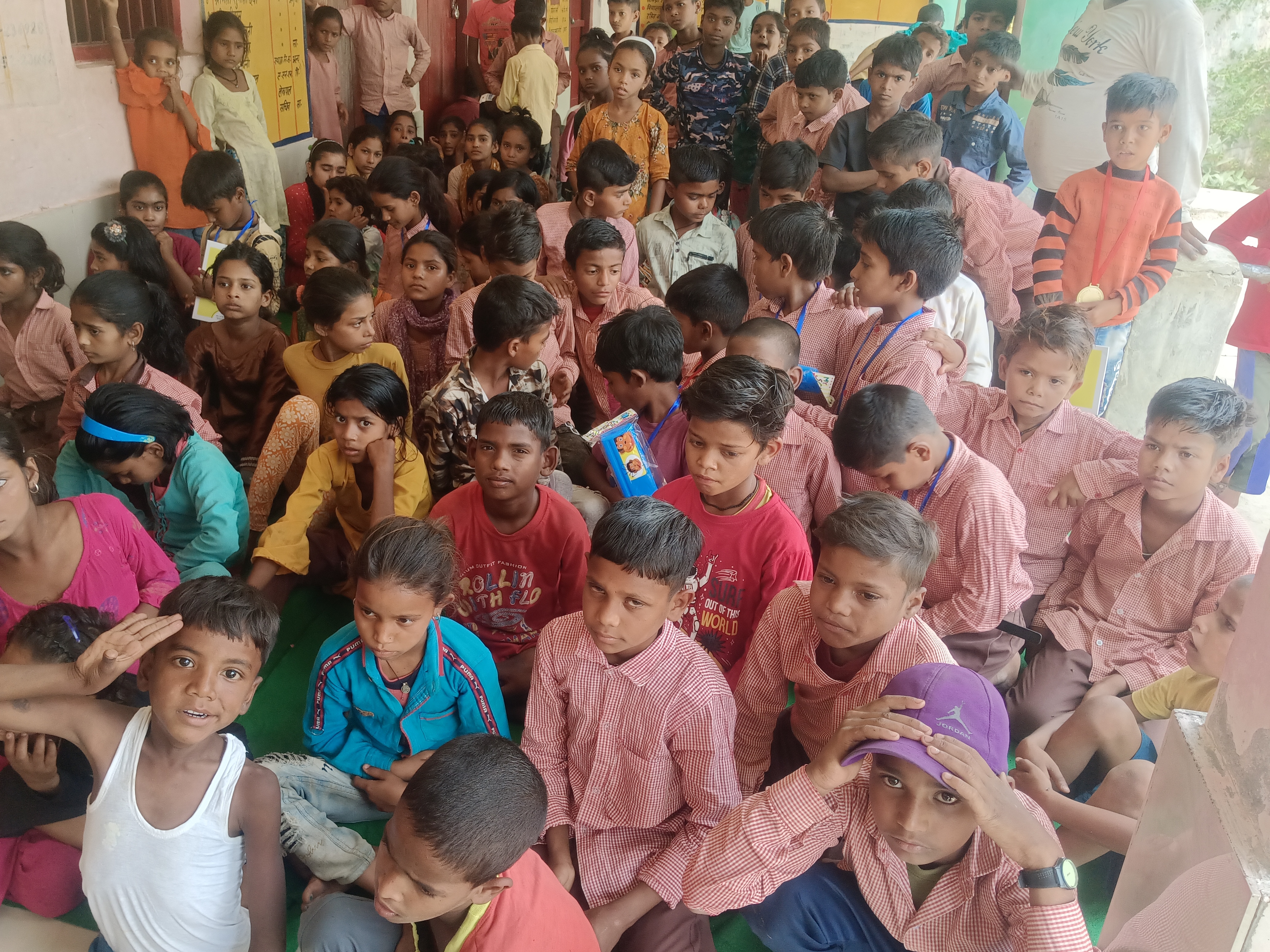 Annual function in Bhudhar village school