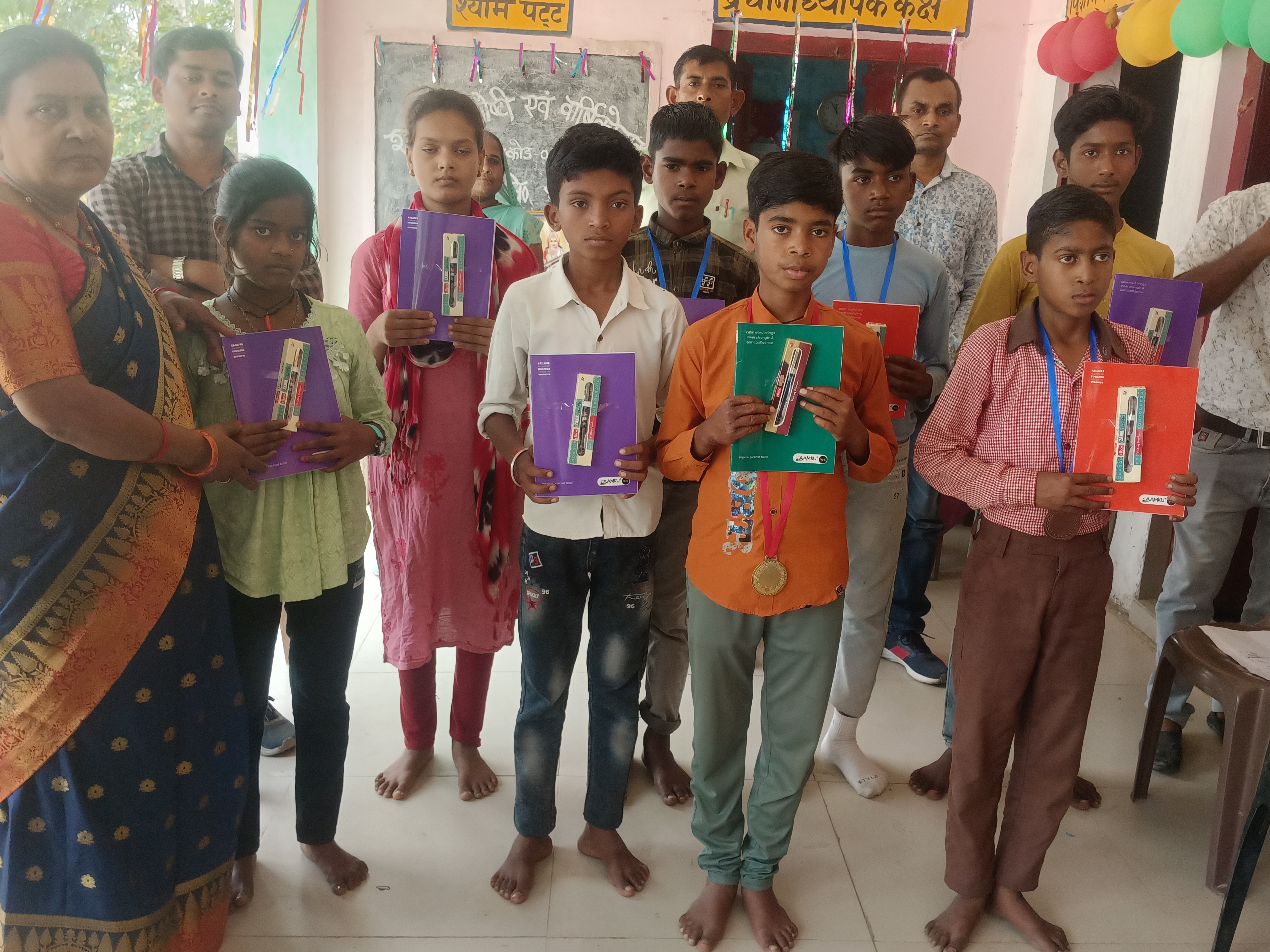 Annual function in Bhudhar village school