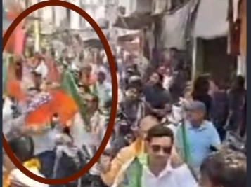 Clash between workers in BJP's bike rally | भाजपा की बाइक रैली में कार्यकर्ताओं में भिड़ंत ...